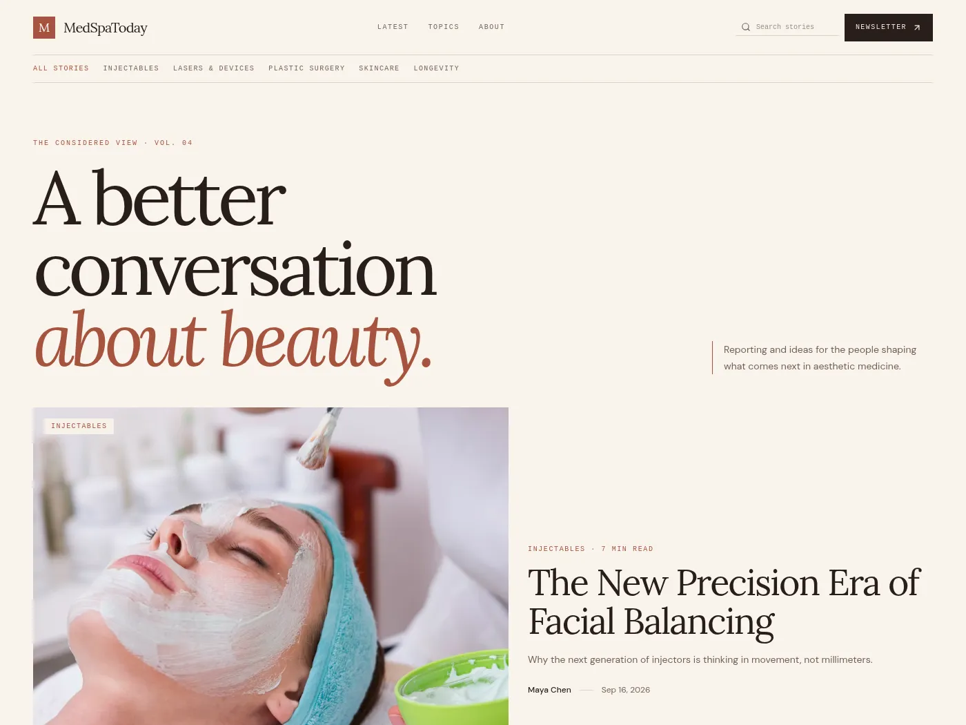 MedSpaToday Editorial Platform