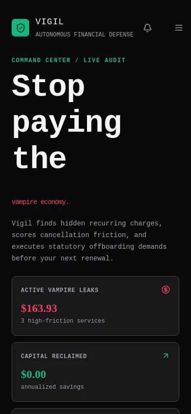 Vigil Autonomous Offboarding