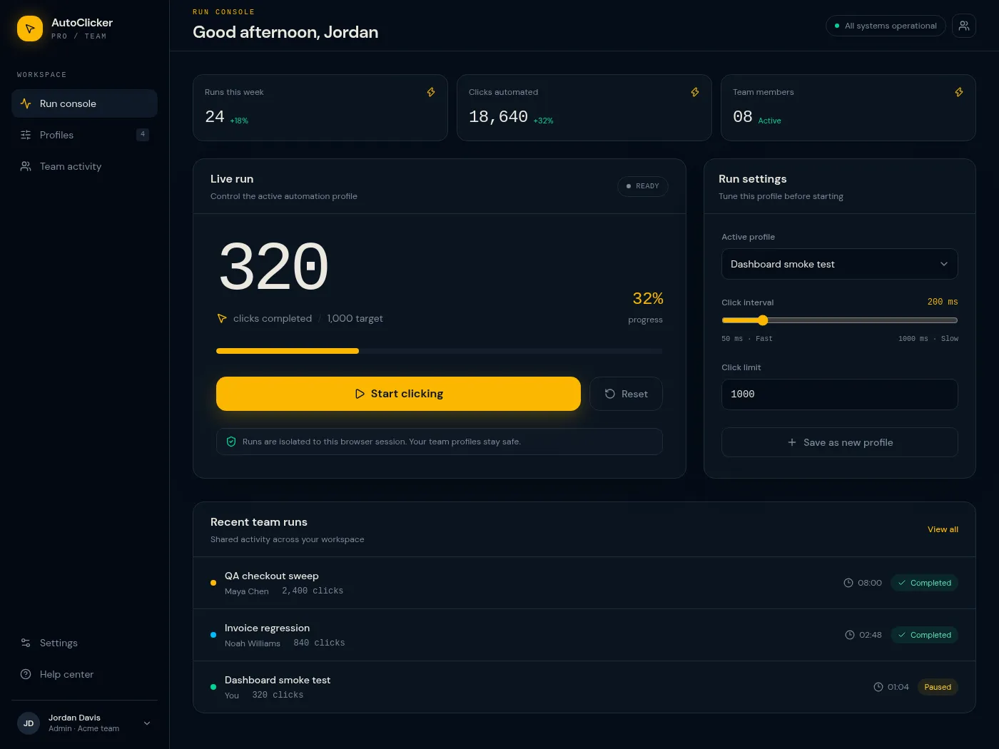 AutoClicker Pro