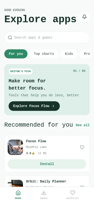 Play Store Browser