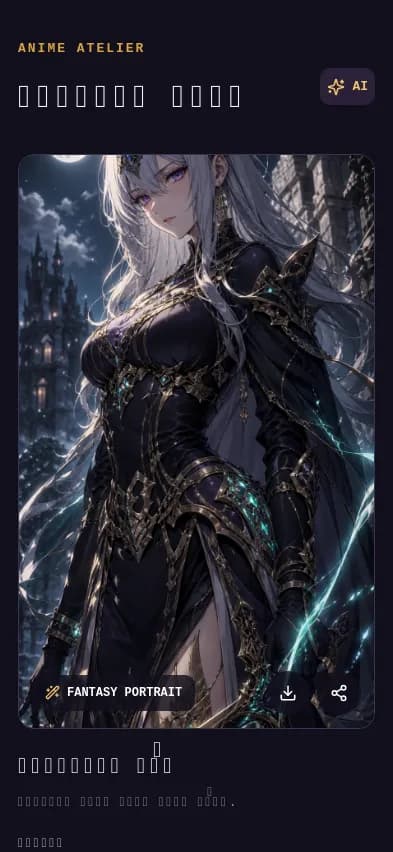 Anime Beauty Generator