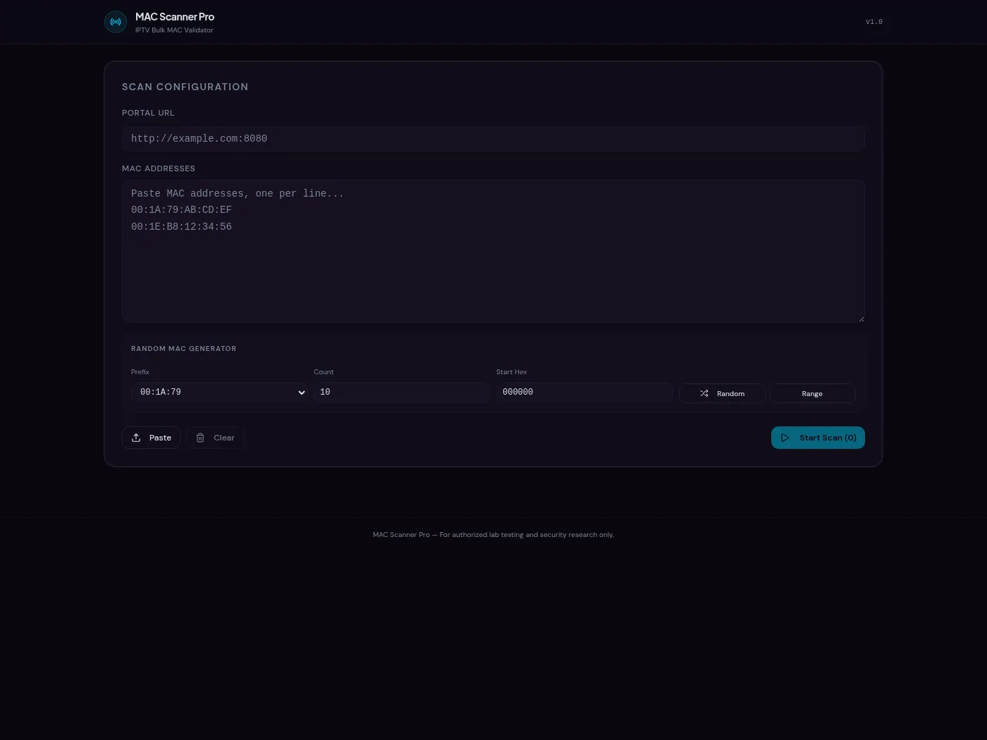 IPTV Mac Scanner Pro