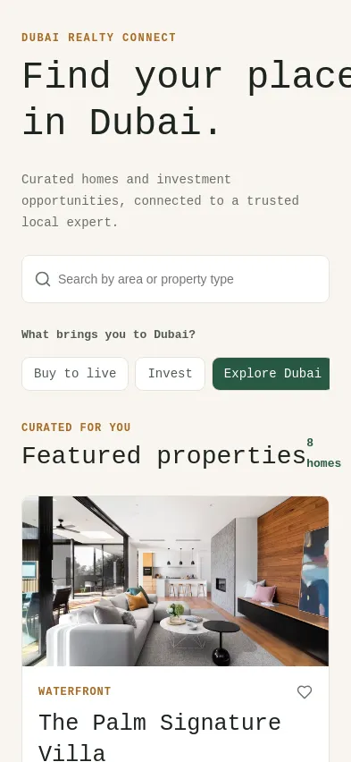 Dubai Realty Connect