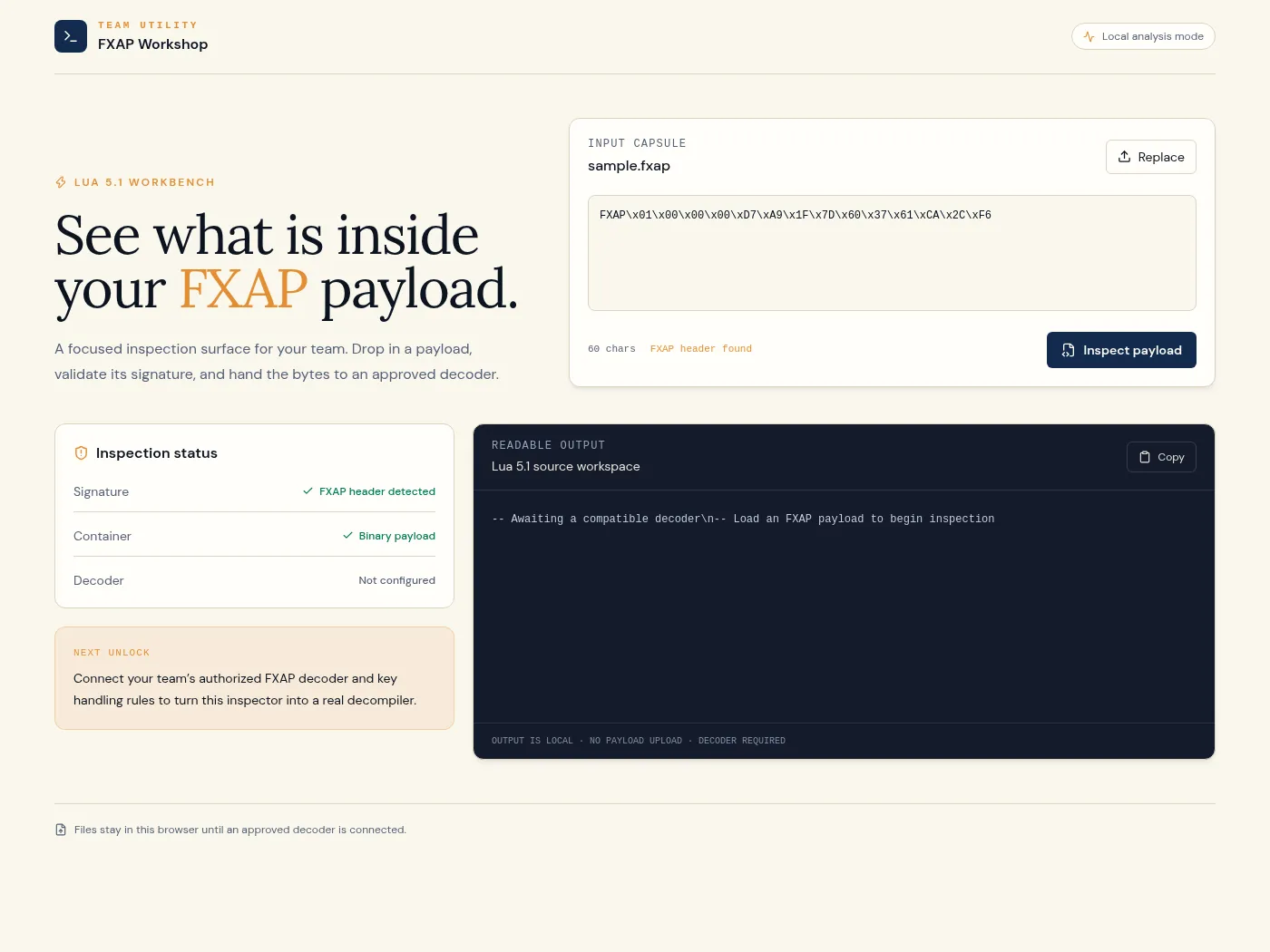 FXAP Decryptor Toolkit