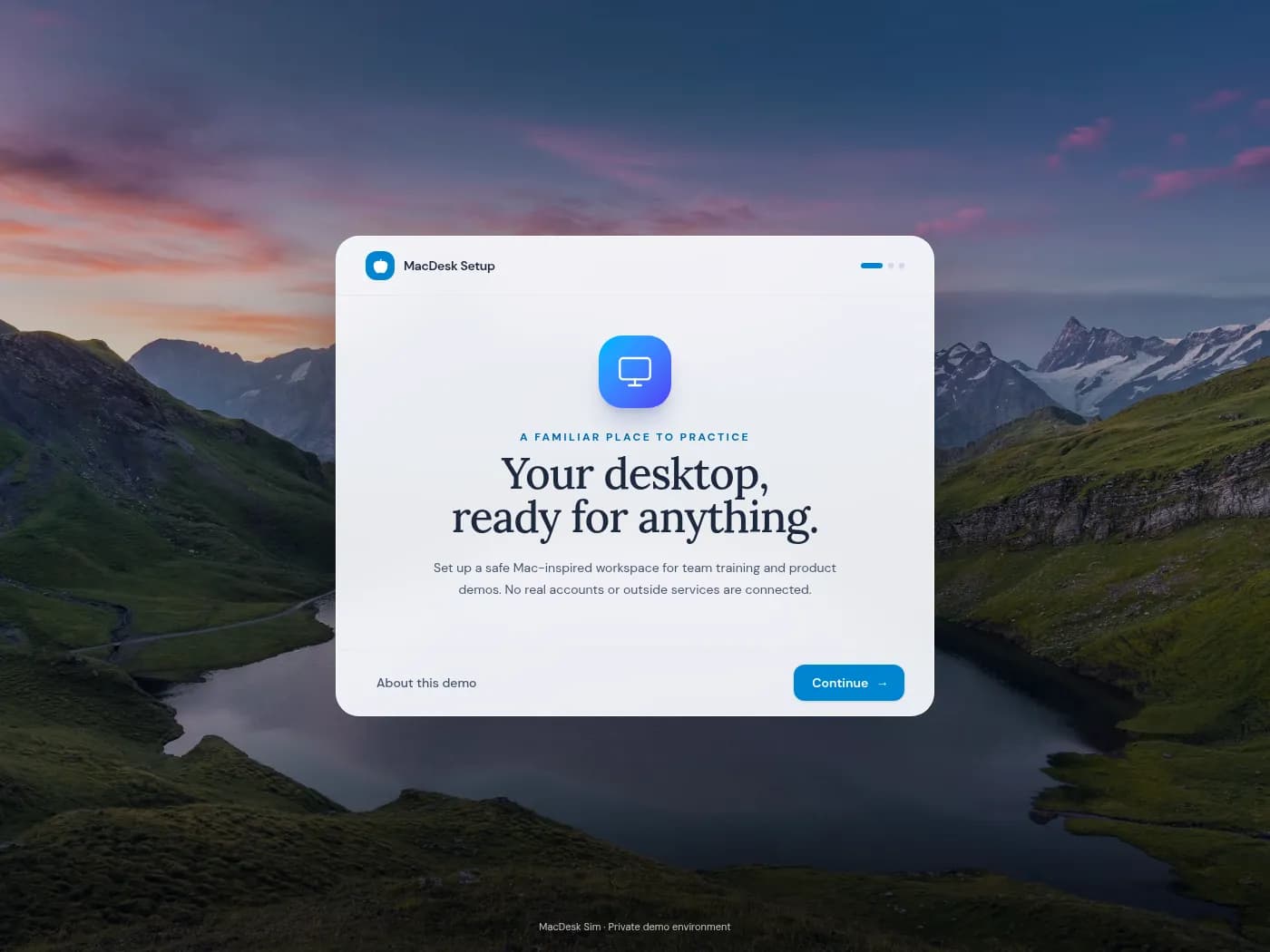 MacDesk Sim