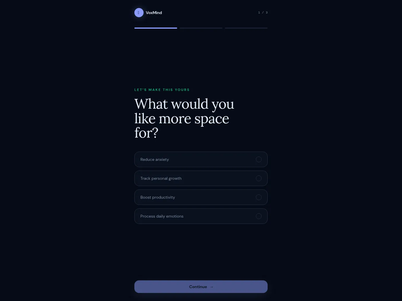 VoxMind AI Journal