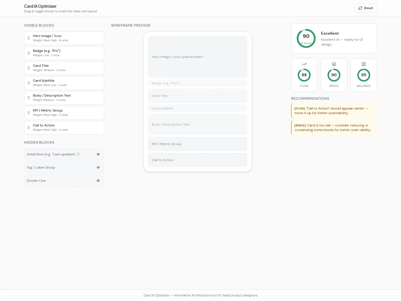 Card IA Optimizer