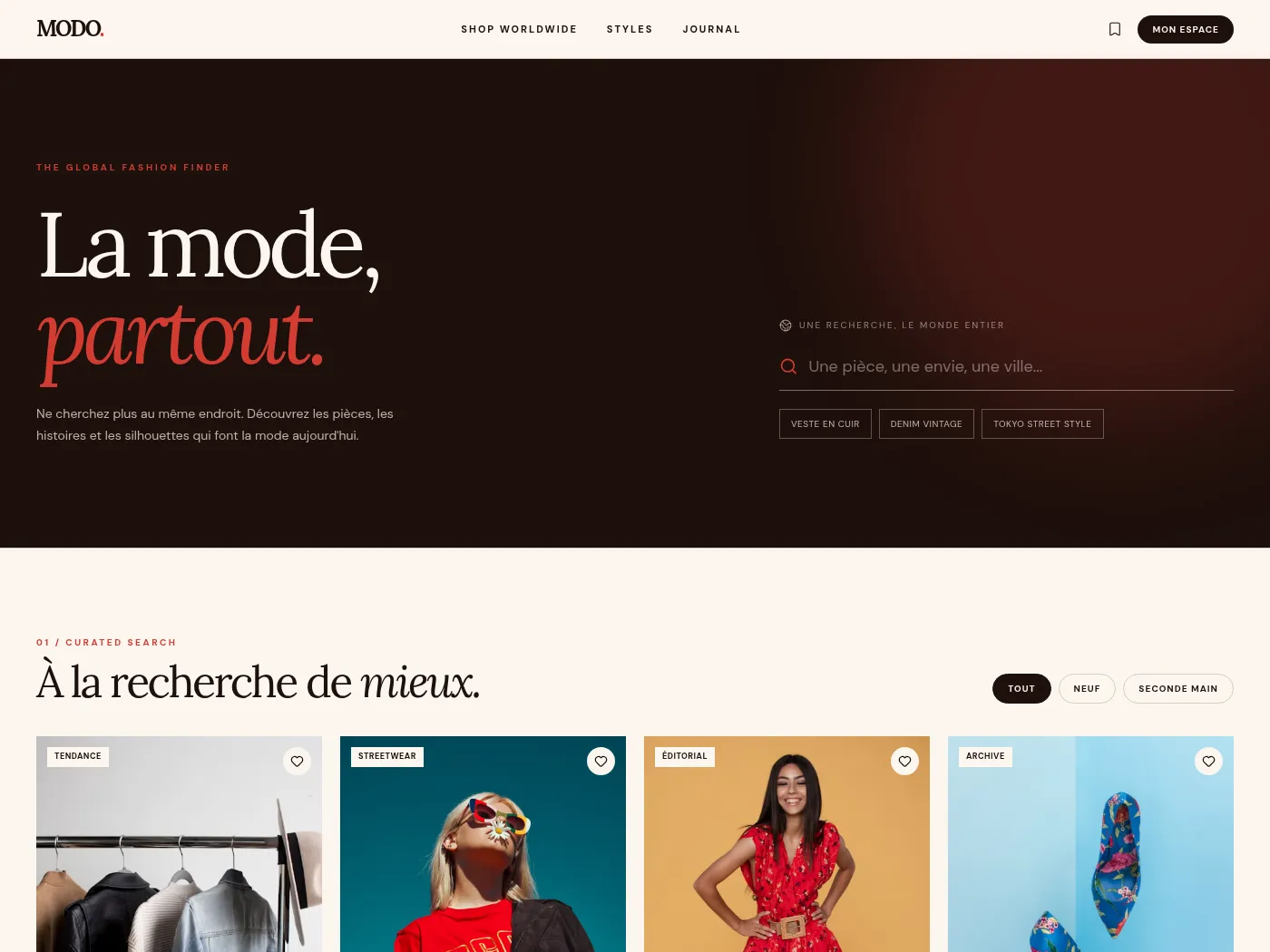 Global Fashion Finder