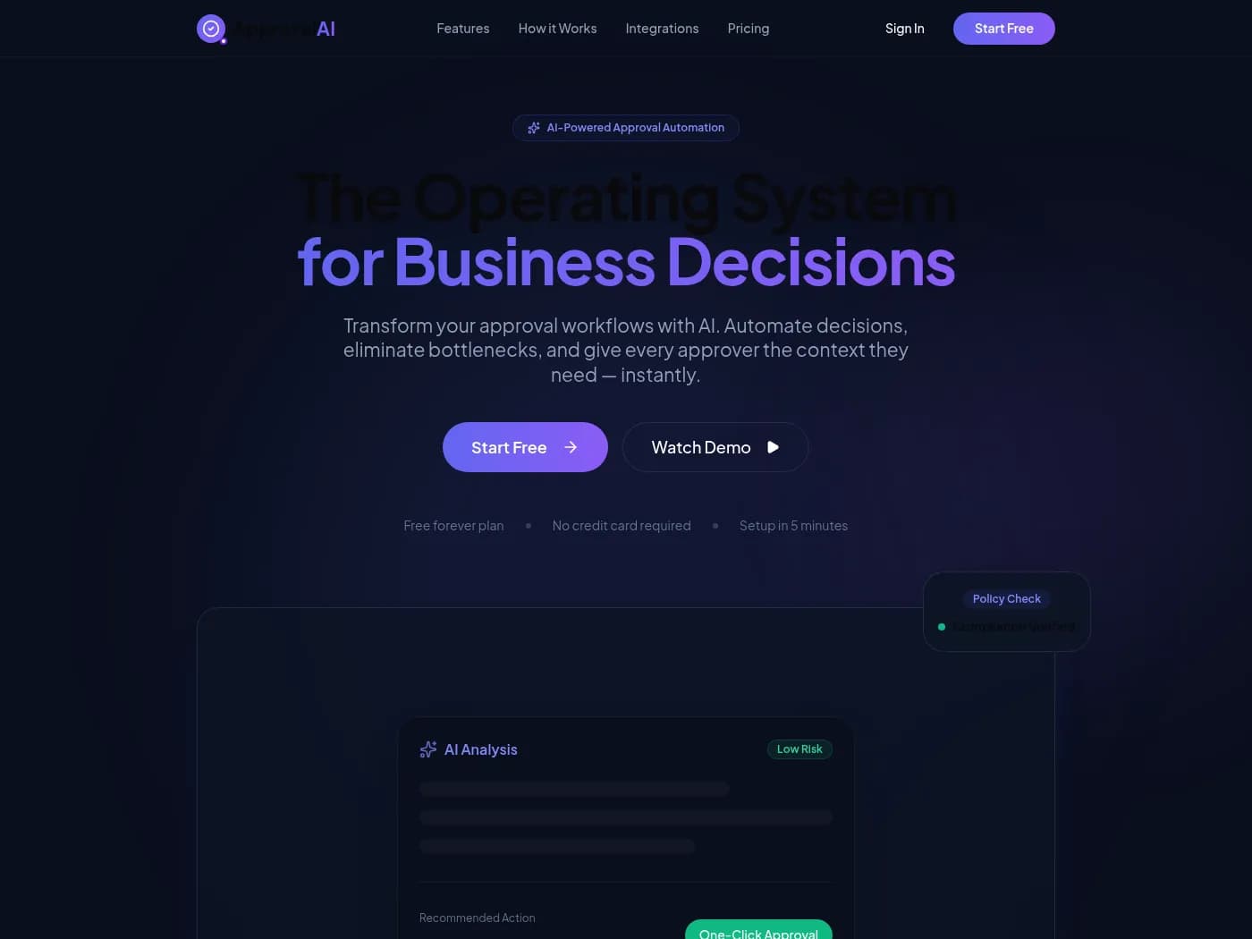 ApprovalAI SaaS Platform