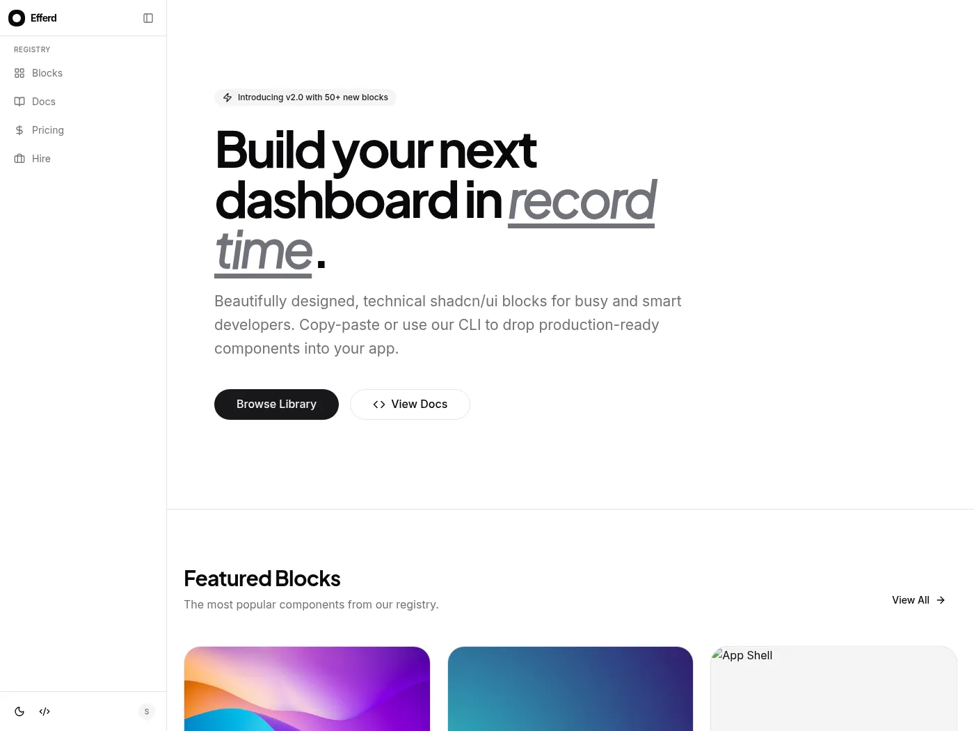 Efferd Inspiration Hub