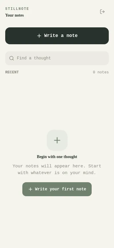 Minimalist Note Android