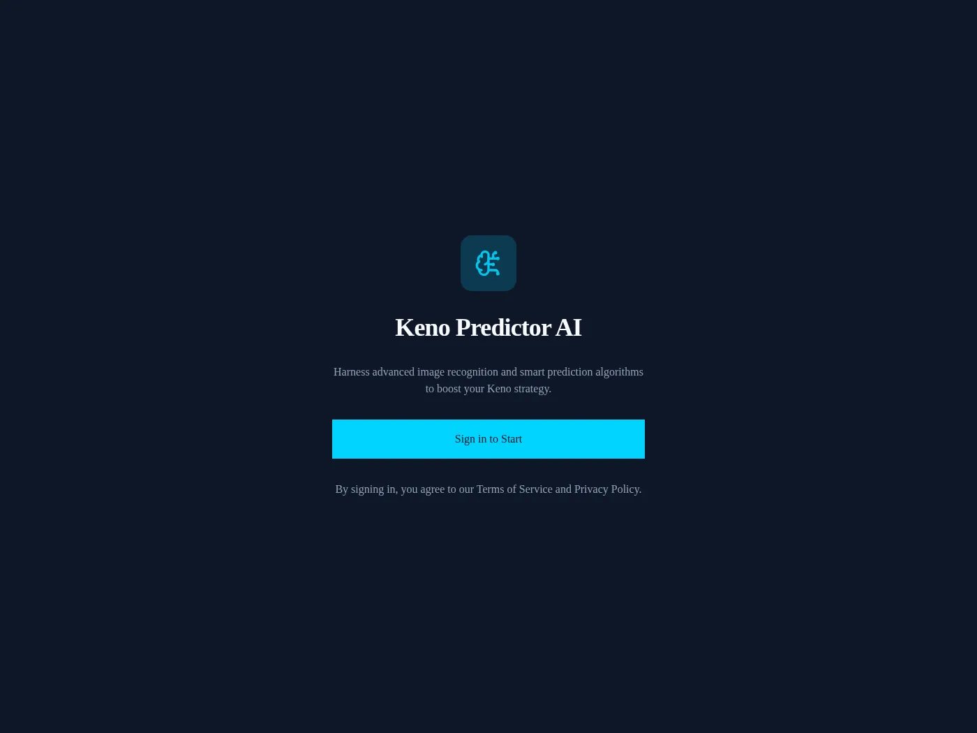 Keno Predictor AI