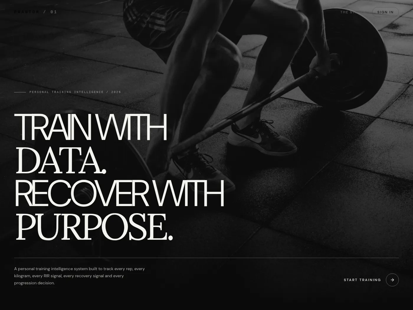 PHANTOM Fitness Intelligence