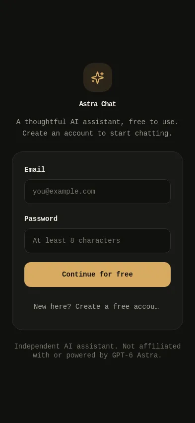 AstraGPT Open Chat