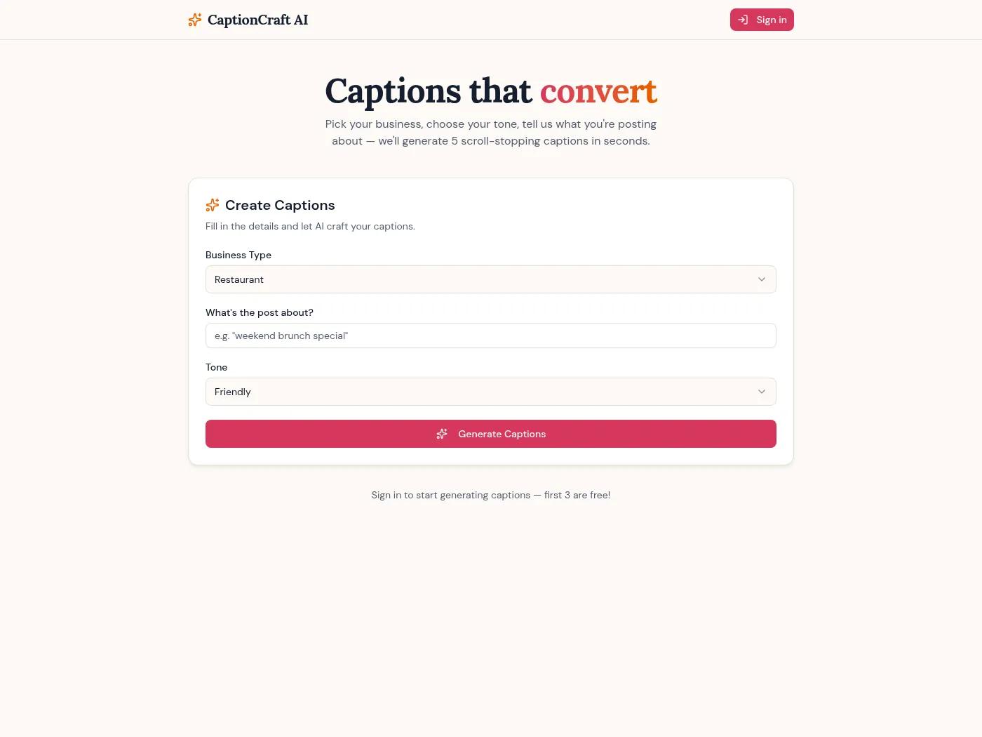 CaptionCraft AI