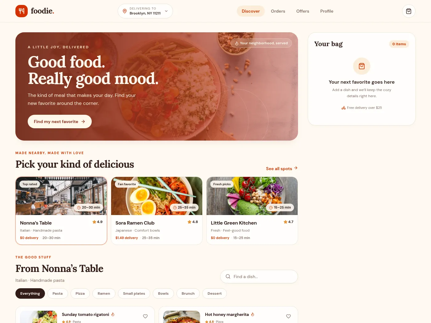 Foodie Delivery Hub