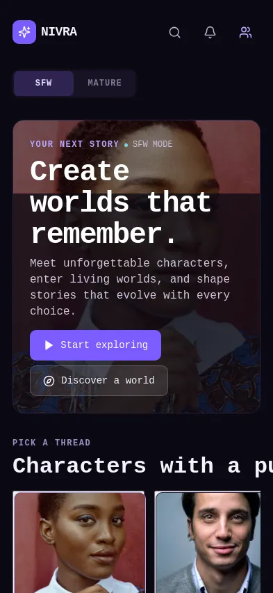 Nivra AI Worlds