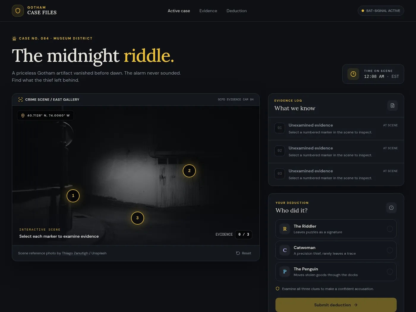 Batman Dashboard