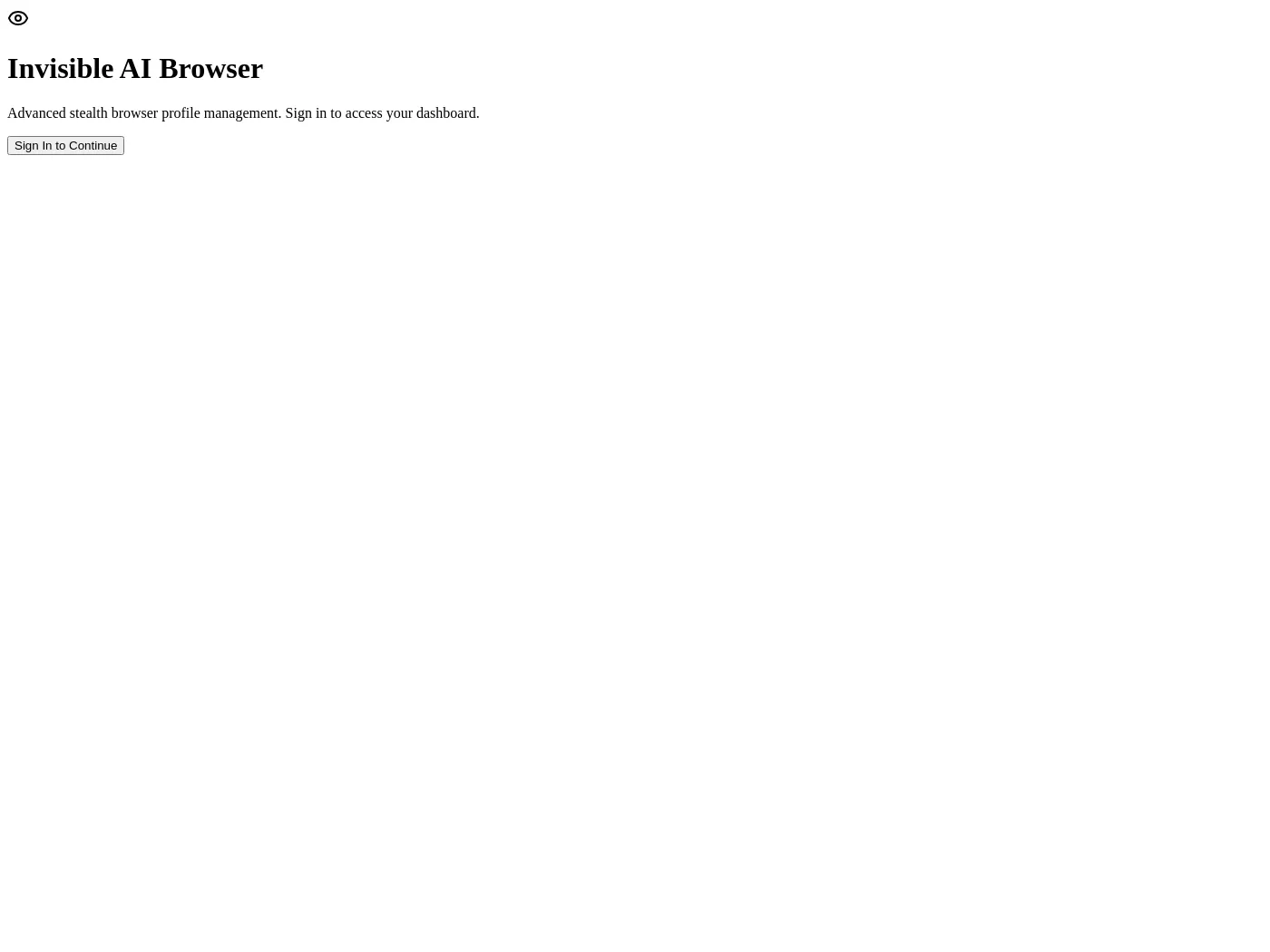Invisible AI Browser