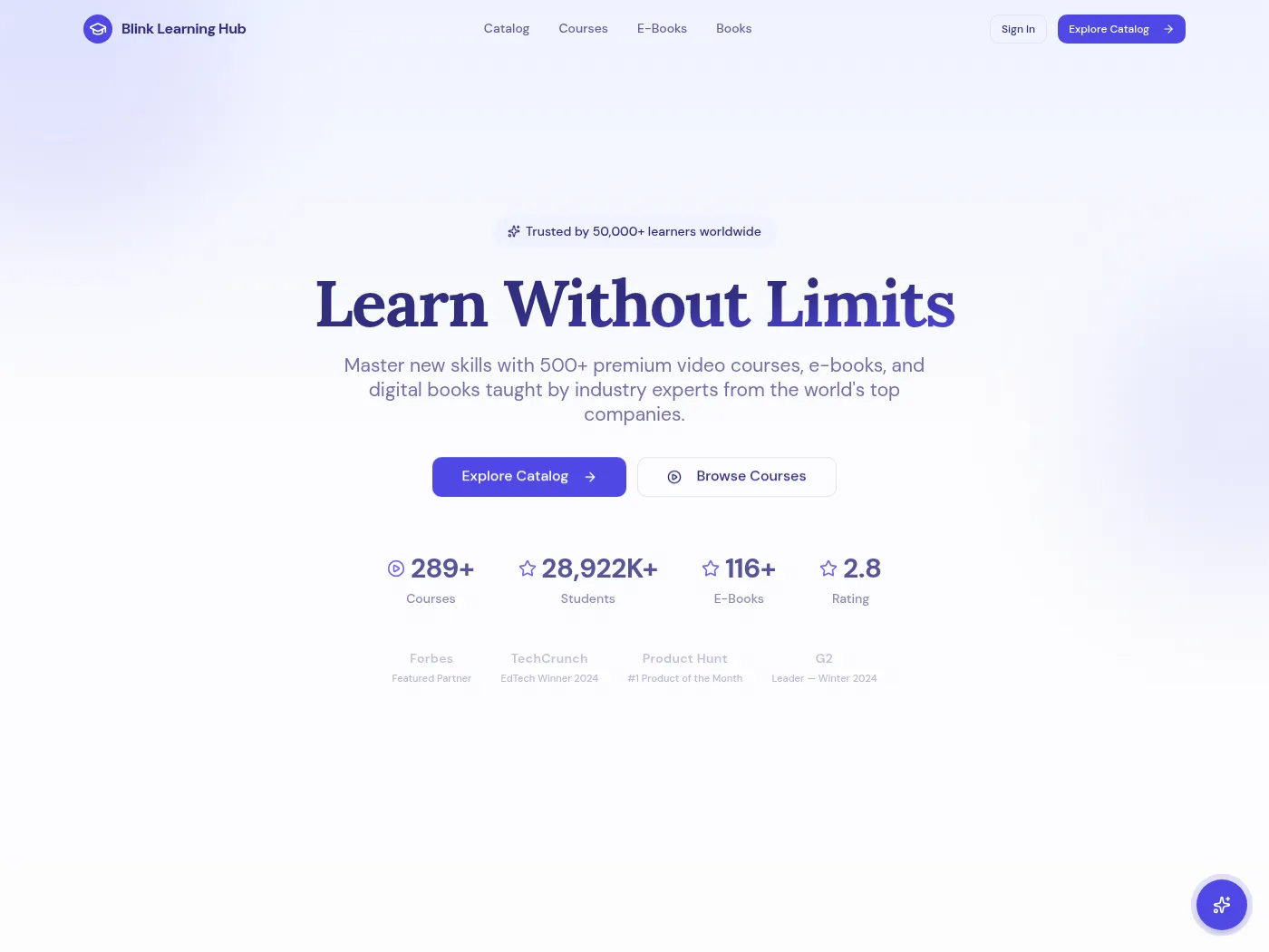 Blink Learning Hub