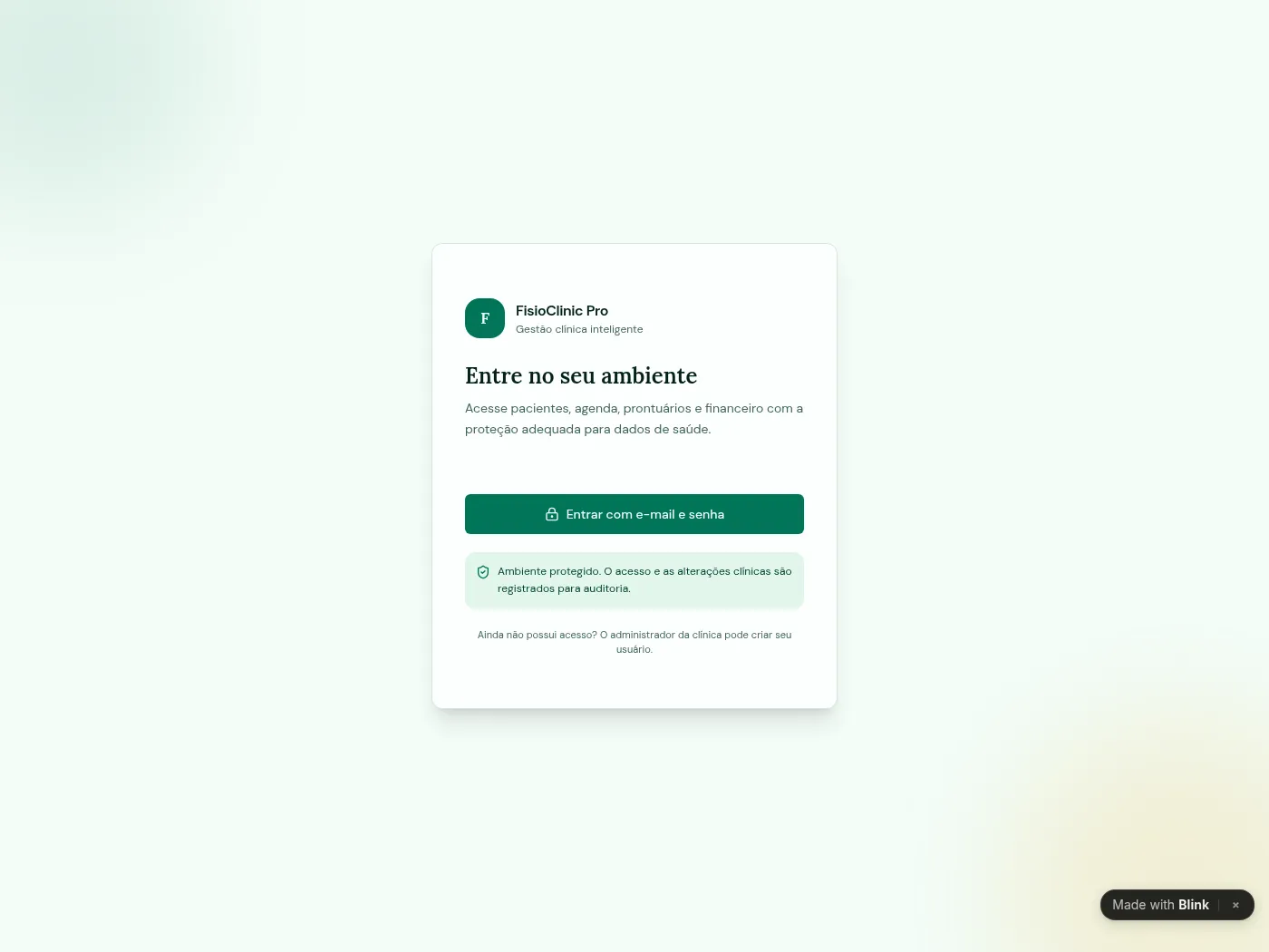 FisioClinic Pro