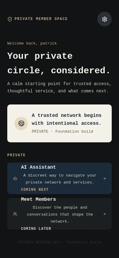 Private Network Vault