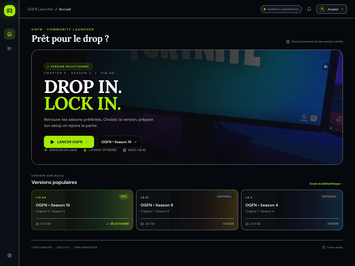 OGFN Game Launcher