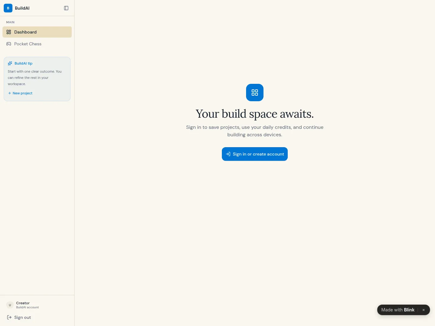 BuildAI Creator Platform