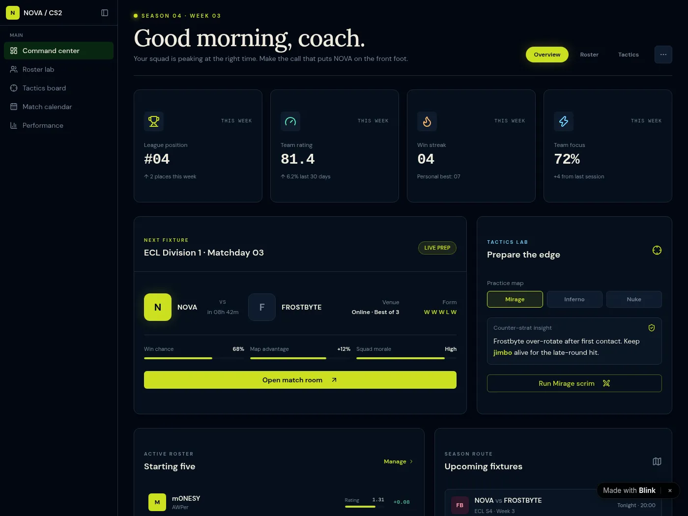 CS2 Esports Manager