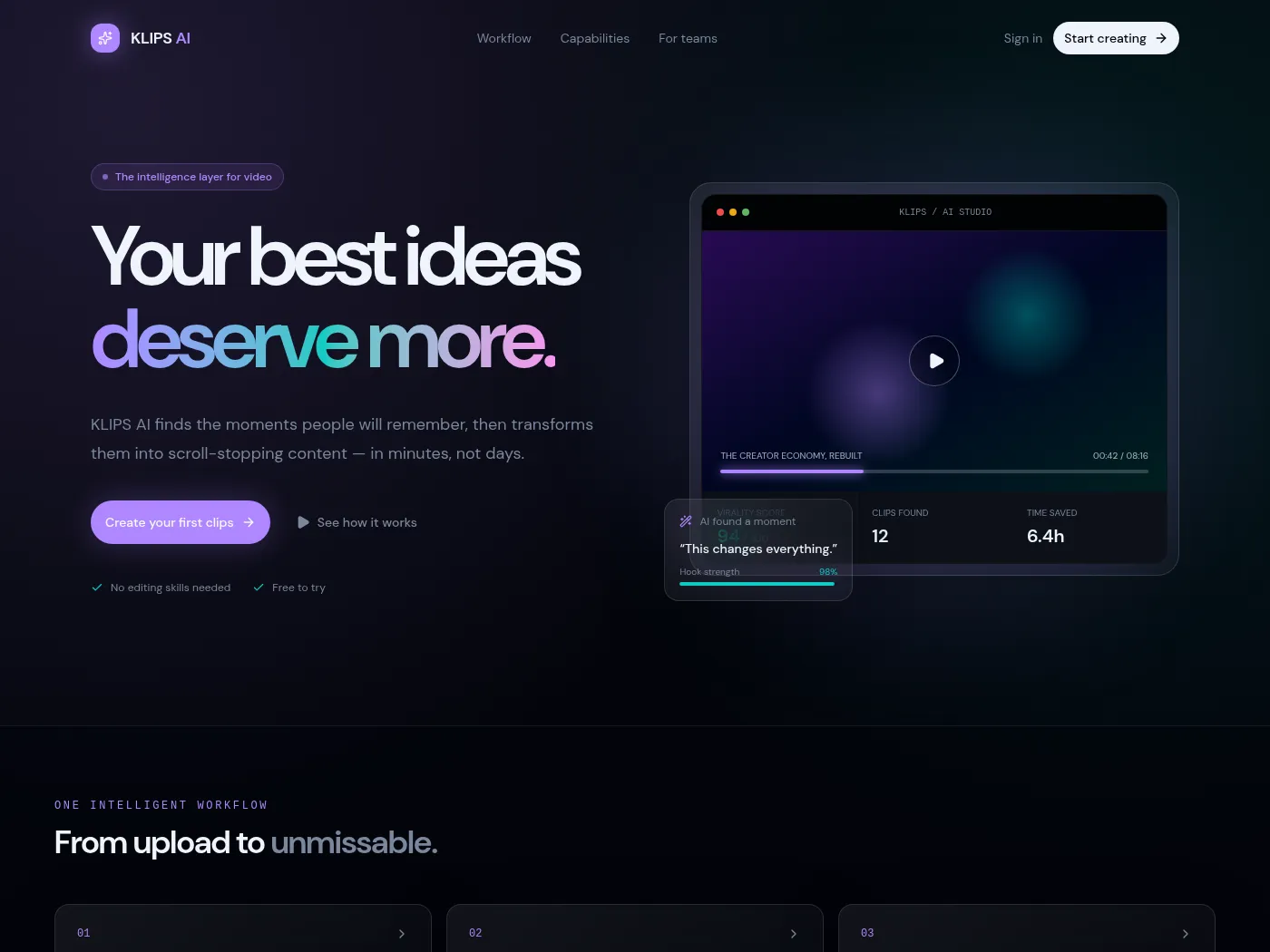 KLIPS AI Studio