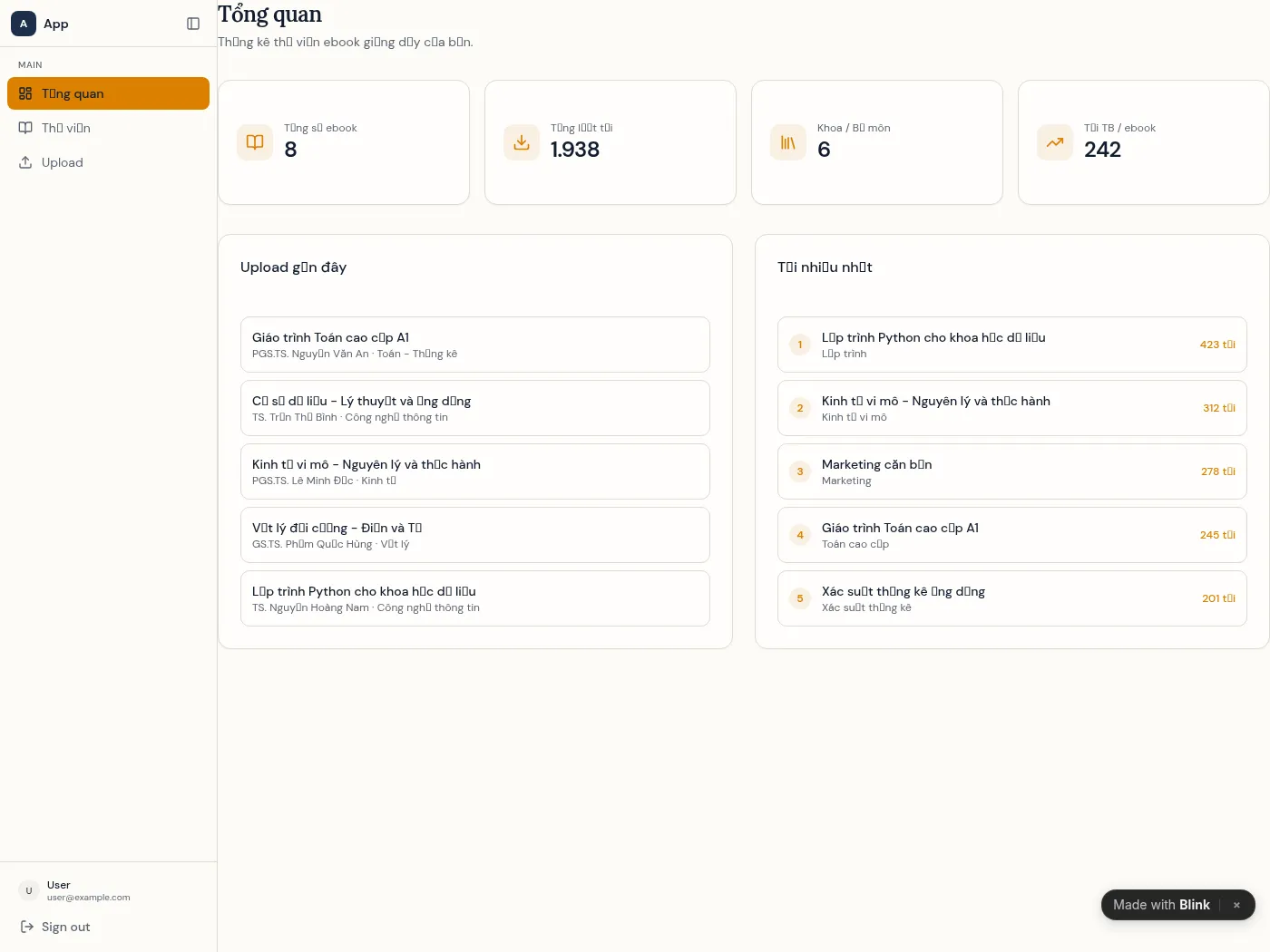 Ebook Manager Portal