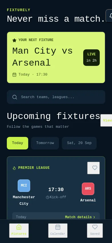 Ons Fixture App