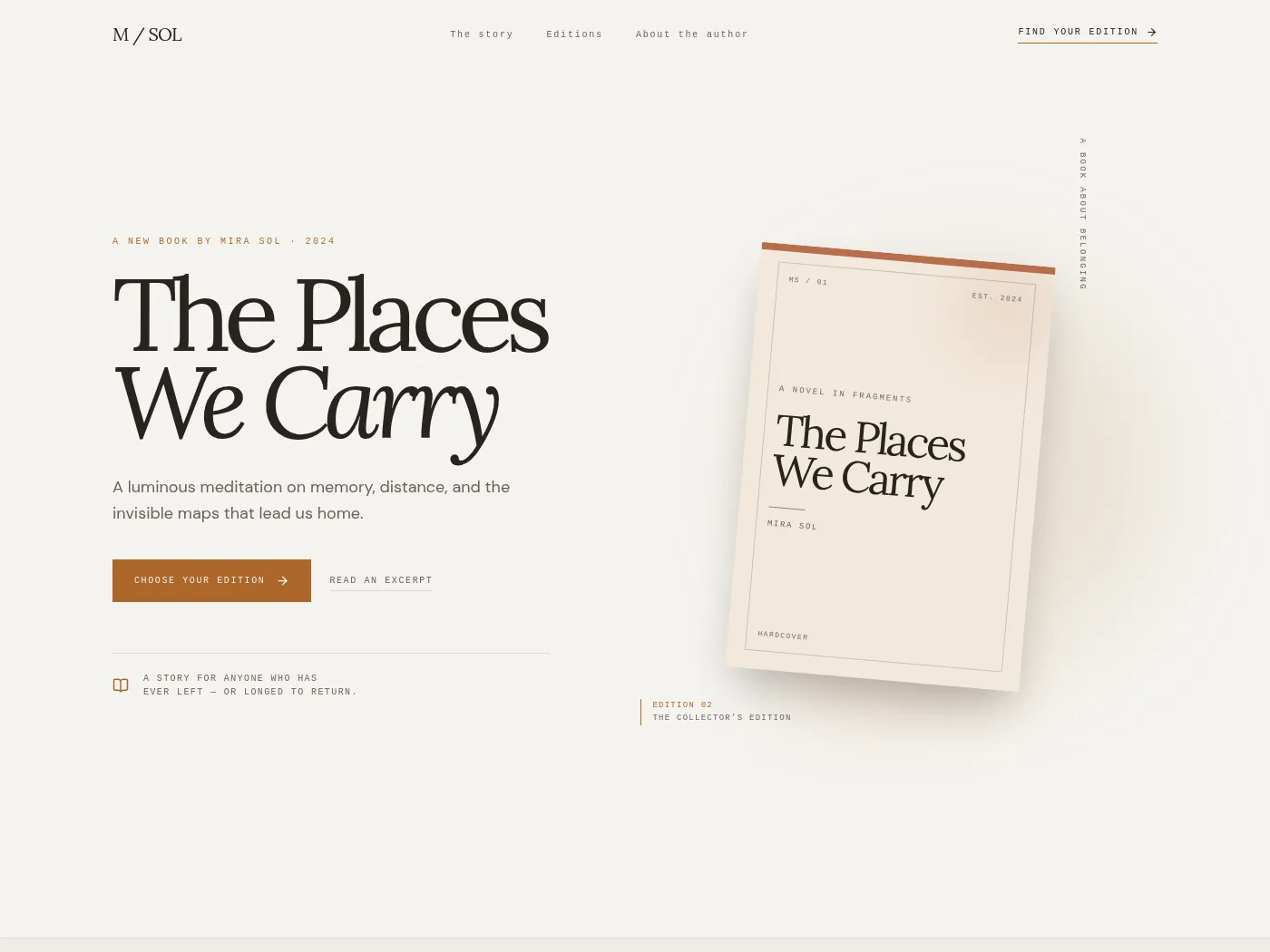 Ebook Editions Landing
