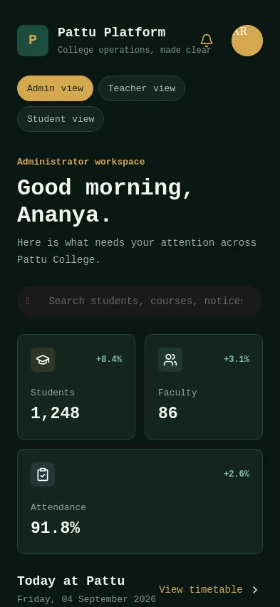 Pattu Platform