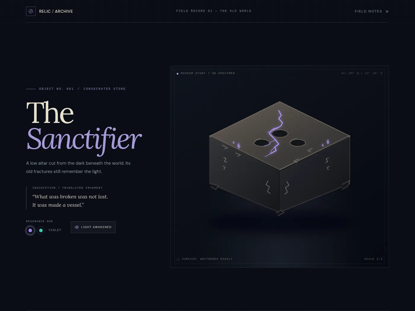 Sanctifier Minecraft Block