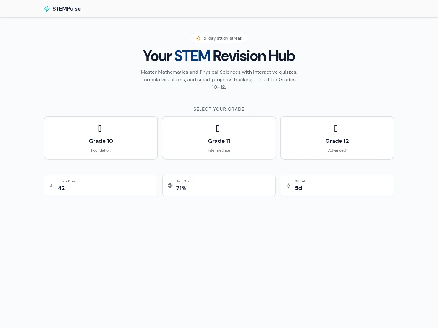 STEMPulse Revision App