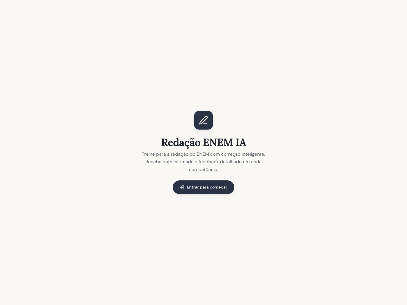 Redação ENEM IA