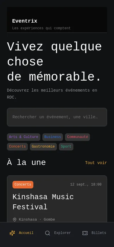 Eventrix Mobile