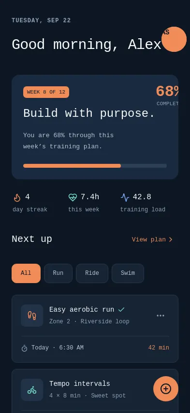 TriCoach Tracker