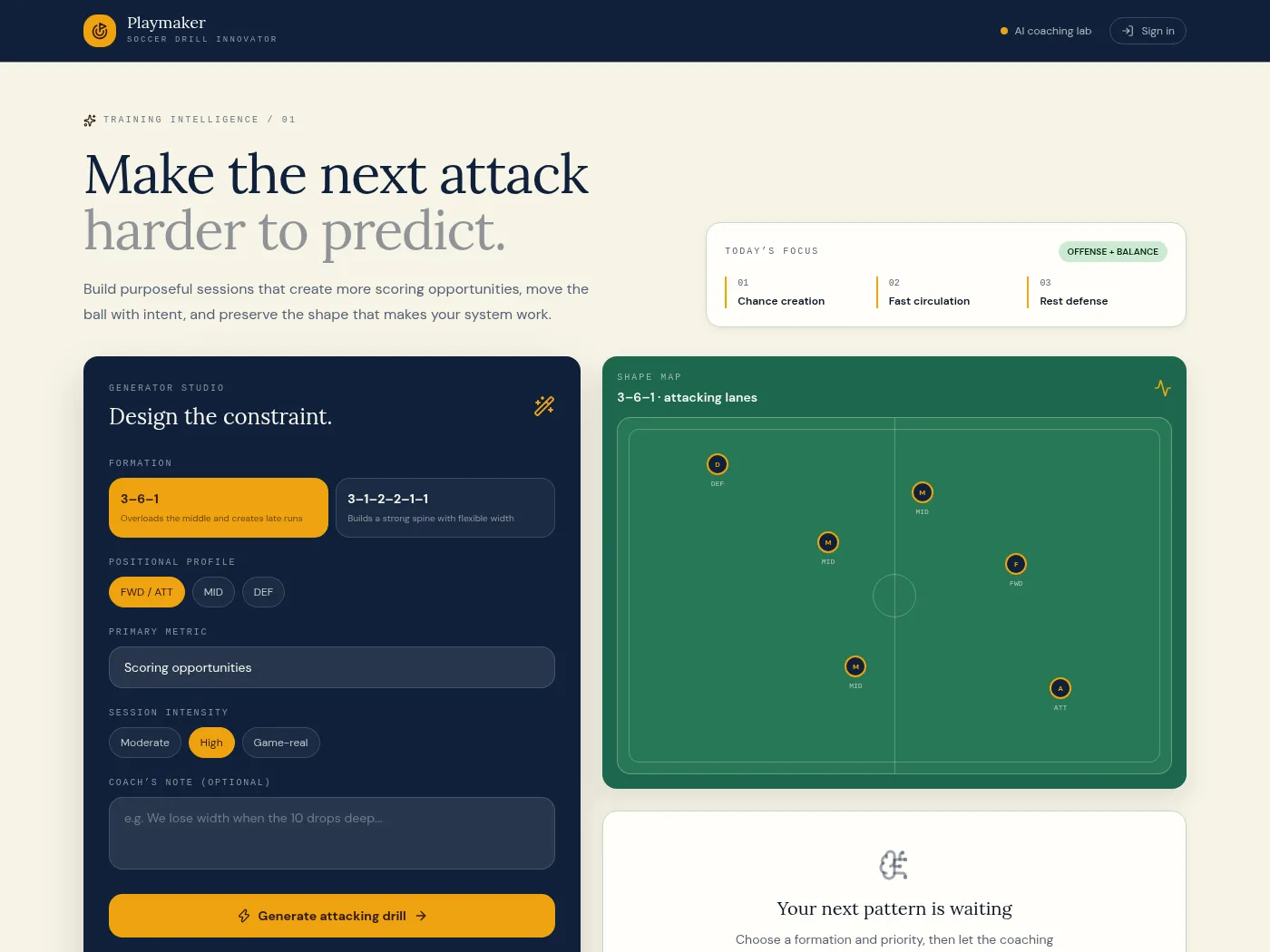 Soccer Drill Innovator