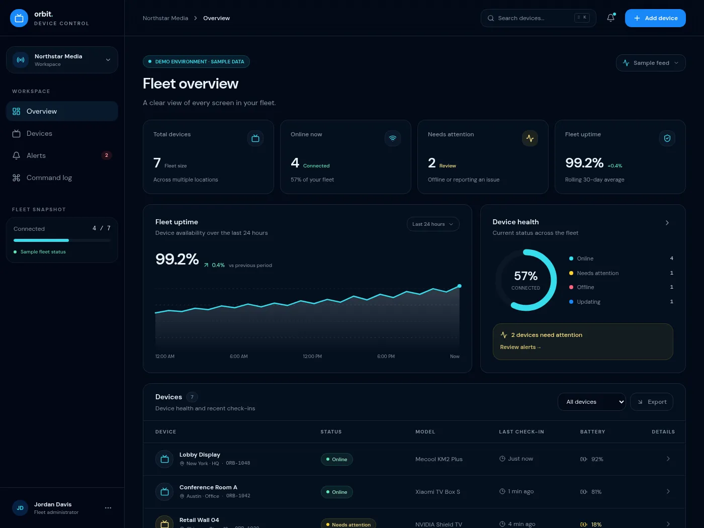 TV Box Console Manager