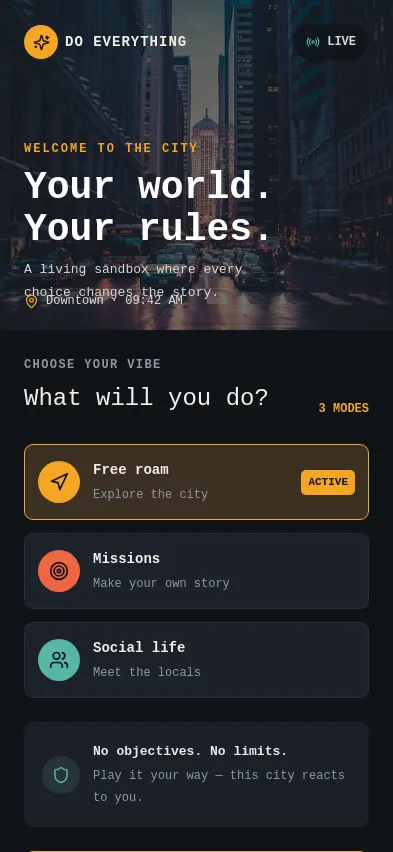 Do Everything Simulator