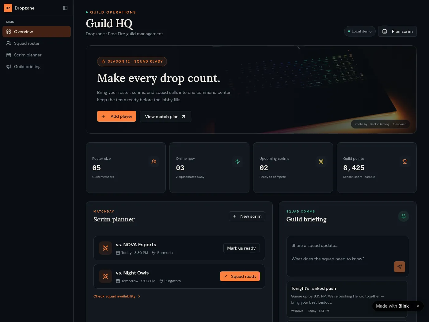 Free Fire Guild Bot