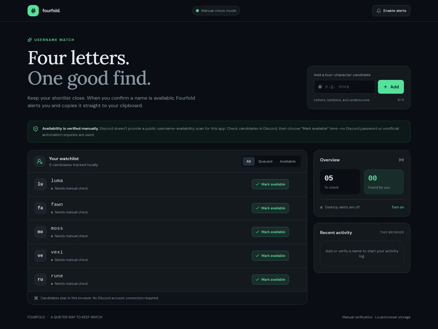 Discord Username Finder
