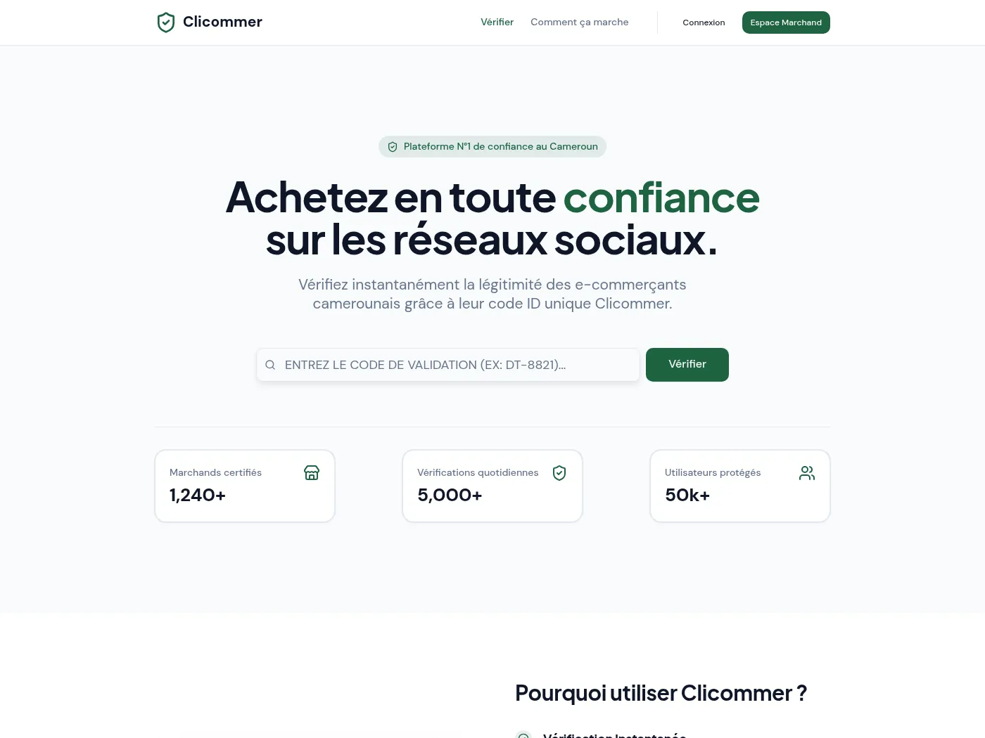 Clicommer Certification