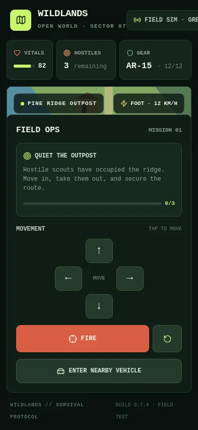 Open World Shooter 3D