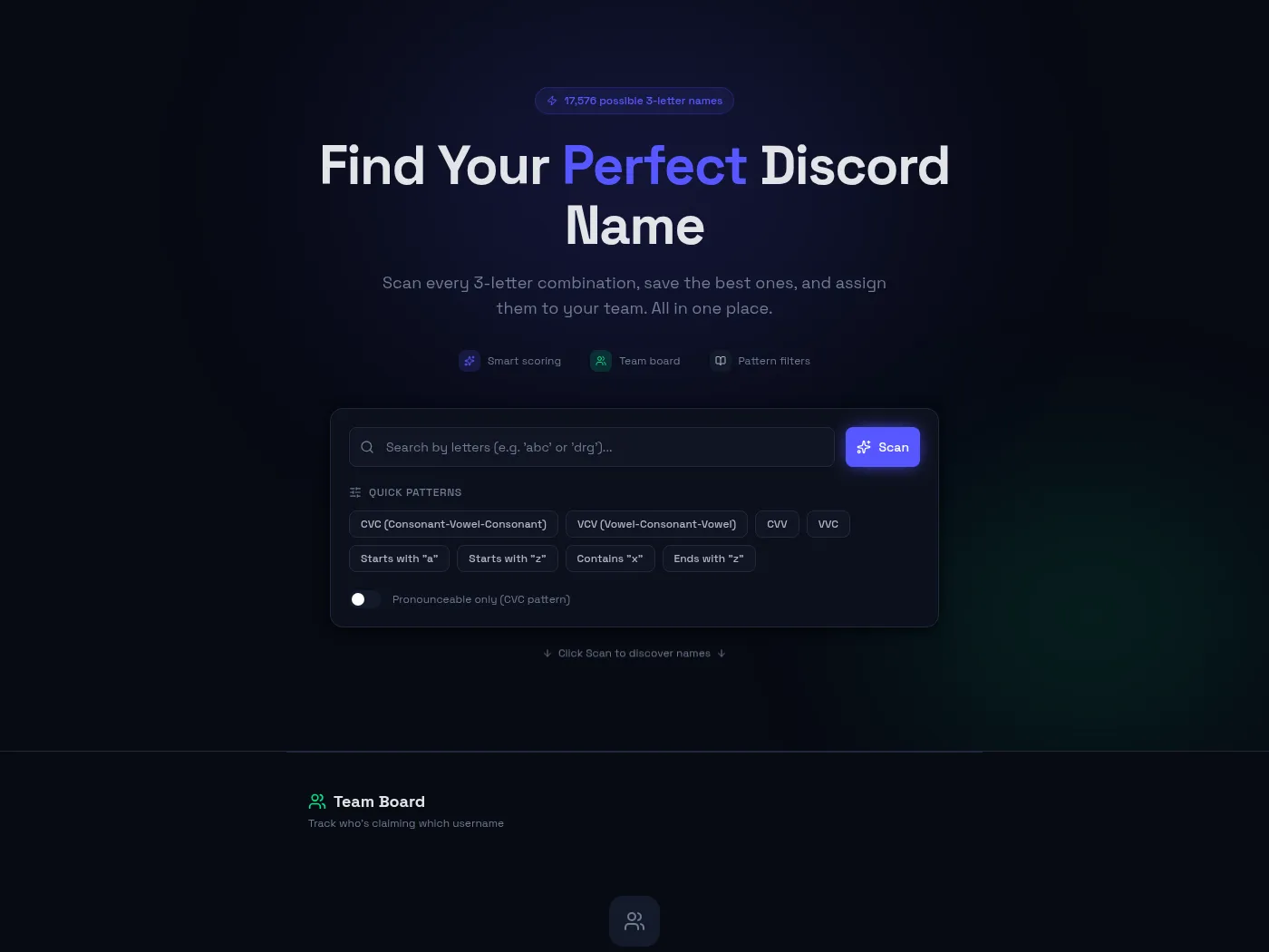 Discord Name Hunter