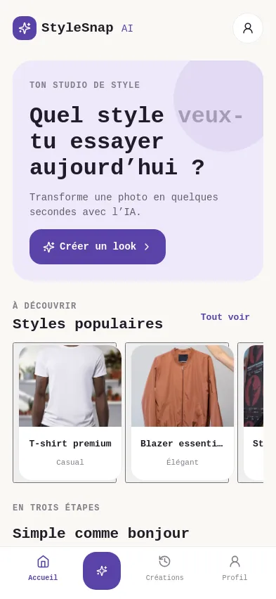 StyleSnap AI Mobile