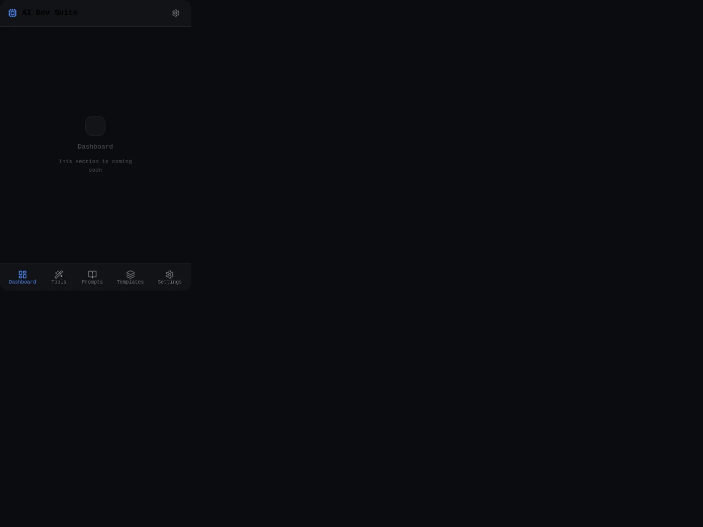 AI Dev Suite Extension