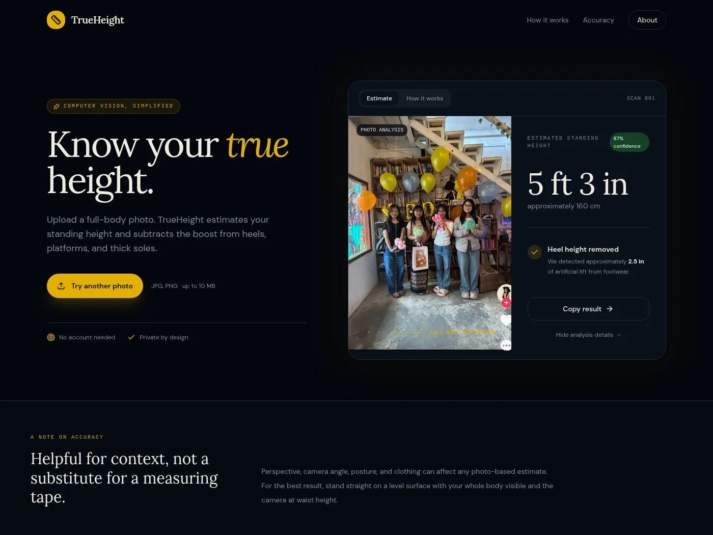 Height Estimator AI